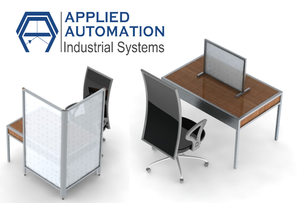 Applied Automation’s Covid-19 shielding screens Applied Automation’s Covid-19 shielding screens